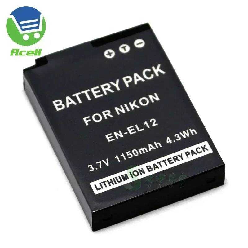 En-El12 3 1 Replace Battery For Nikon Keymission 170 360 COOLPIX A1000 ...