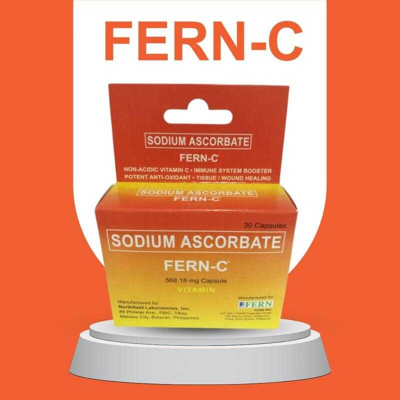 Fern-C Sodium Ascorbate (Non Acidic Vitamin C) 31E | Shopee Philippines
