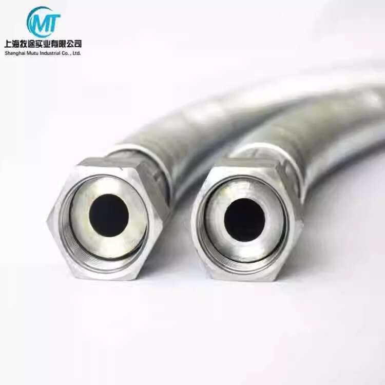 German ContiTech 2SN Continental DN16 Hydraulic Hose Two-Layer Steel ...
