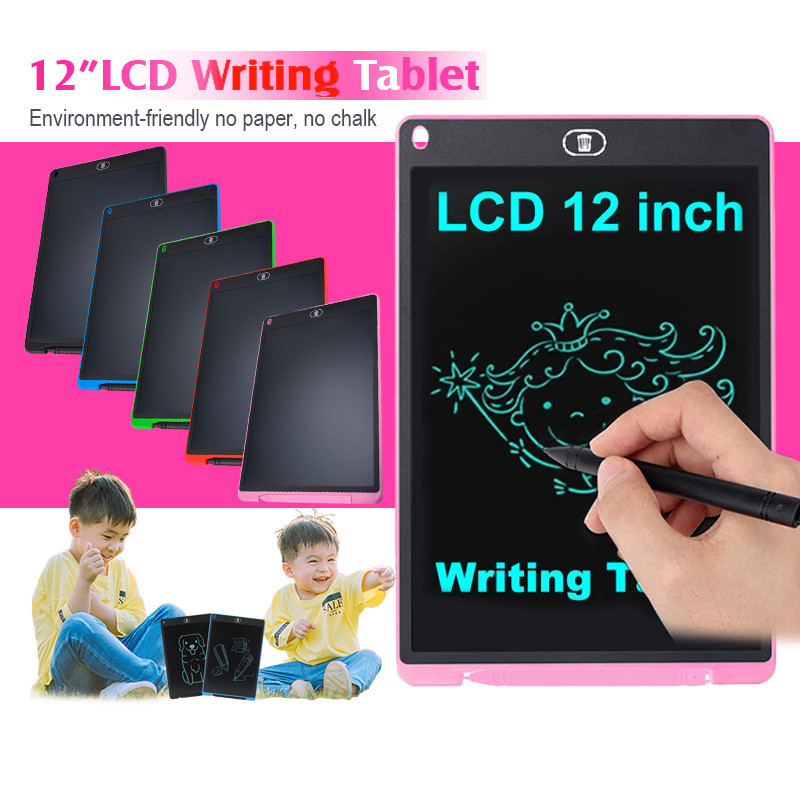 12/8.5 Inch LCD Writing Tablet Writing Board Digital Drawing Portable ...