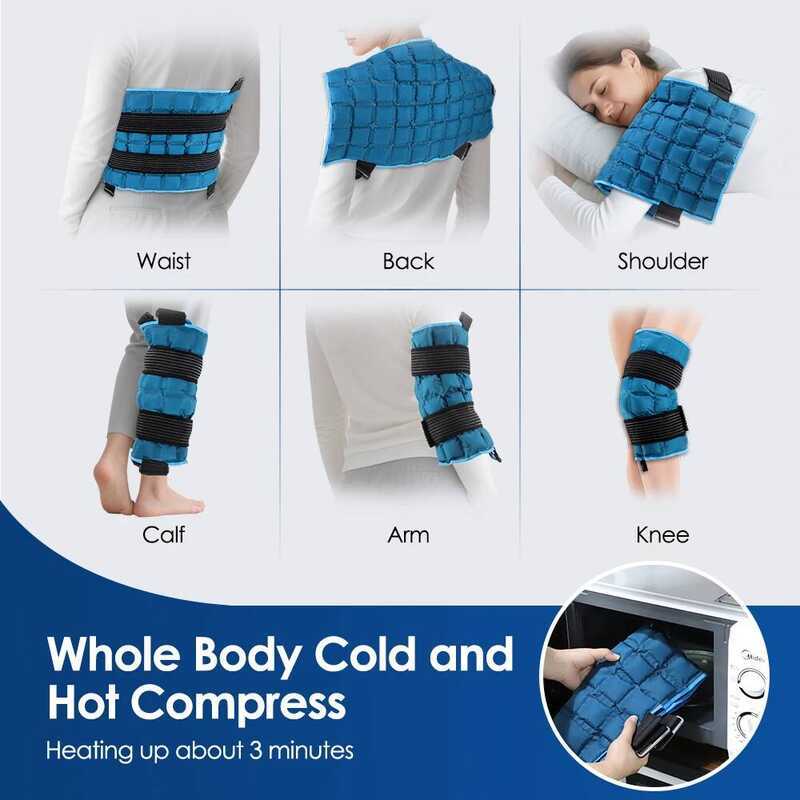 Water Self-Absorbing Brace Pad Packs Physiotherapy Hot & Ice Compress ...