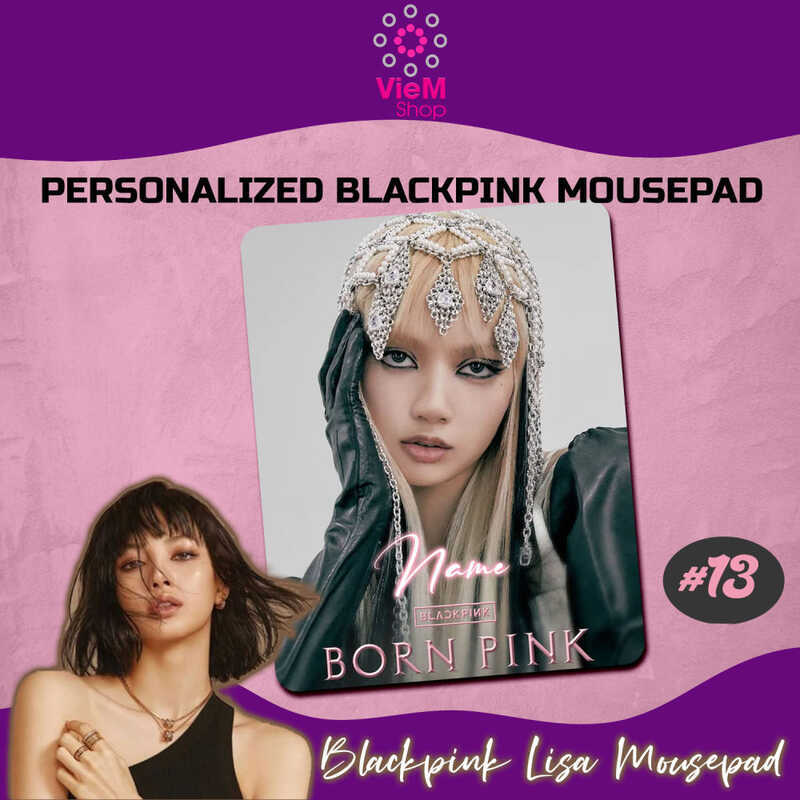 PERSONALIZED BLACKPINK LISA MANOBAN MOUSEPAD | LALISA MOUSE PAD BLINK ...