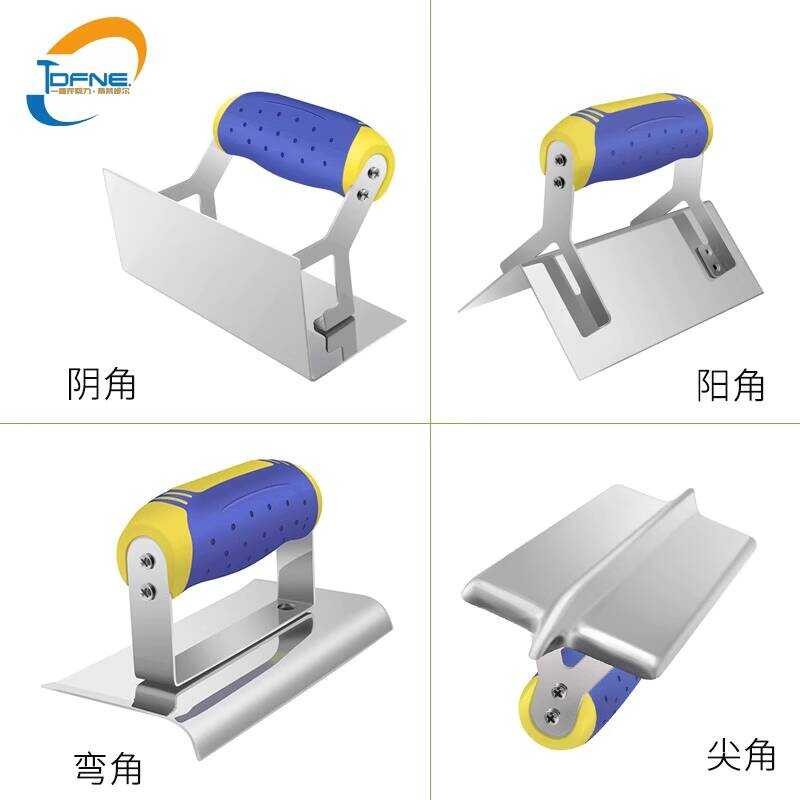 Stainless Steel Trowel Tool for Wall Arc, Right Angle, Internal and ...