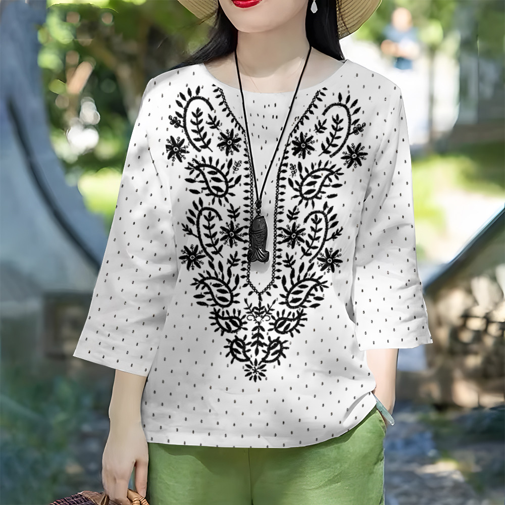 Barong tagalog for women modern asean attire vintage t-shirt round neck ...