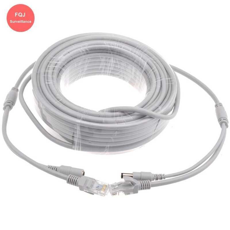 5M/10M/15M/20M/30M IP Security Camera Cables Rj45 Lan Cable DC 12V ...