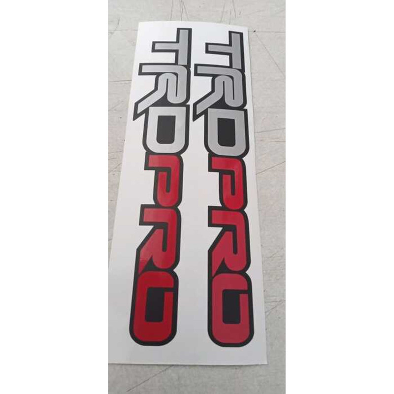TRD Pro Sticker For Toyota Cars Innova/Fortuner/Hiace/Vios/Rush/Raize ...