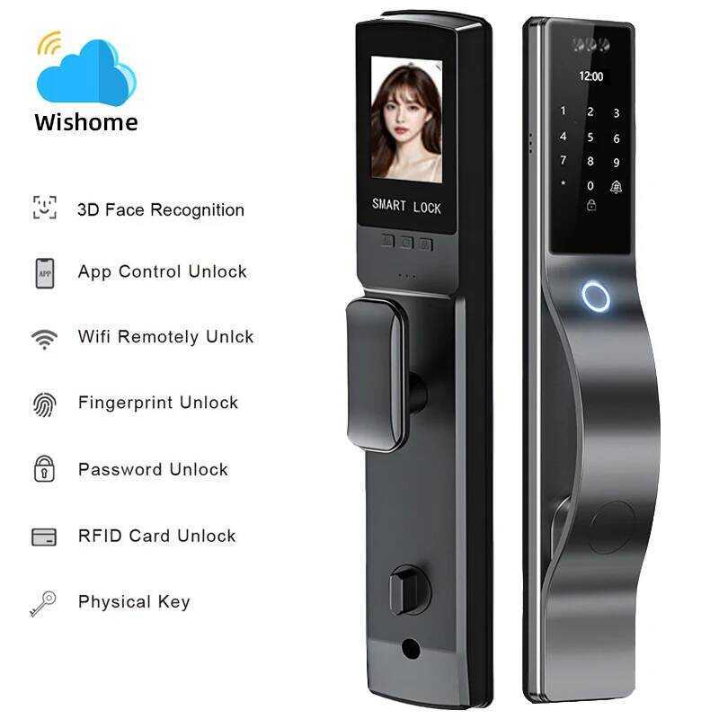 3D Wifi Facial Recognition App Pas Fingerprint Card Portable Visual ...