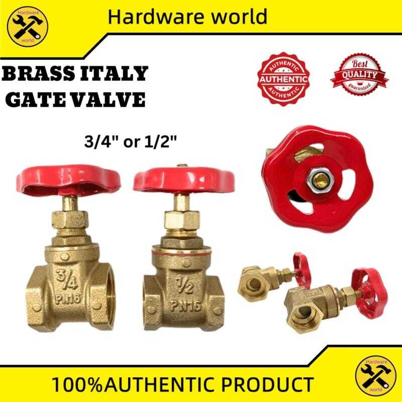 BRASS ITALY GATE VALVE A Gate Valve Is The Most Common Valve For Water ...