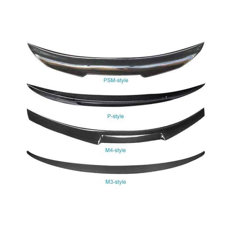 E92 CLS M3 M4 AC PSM Style Carbon Fiber Rear Spoiler For 3 Series 2005 ...