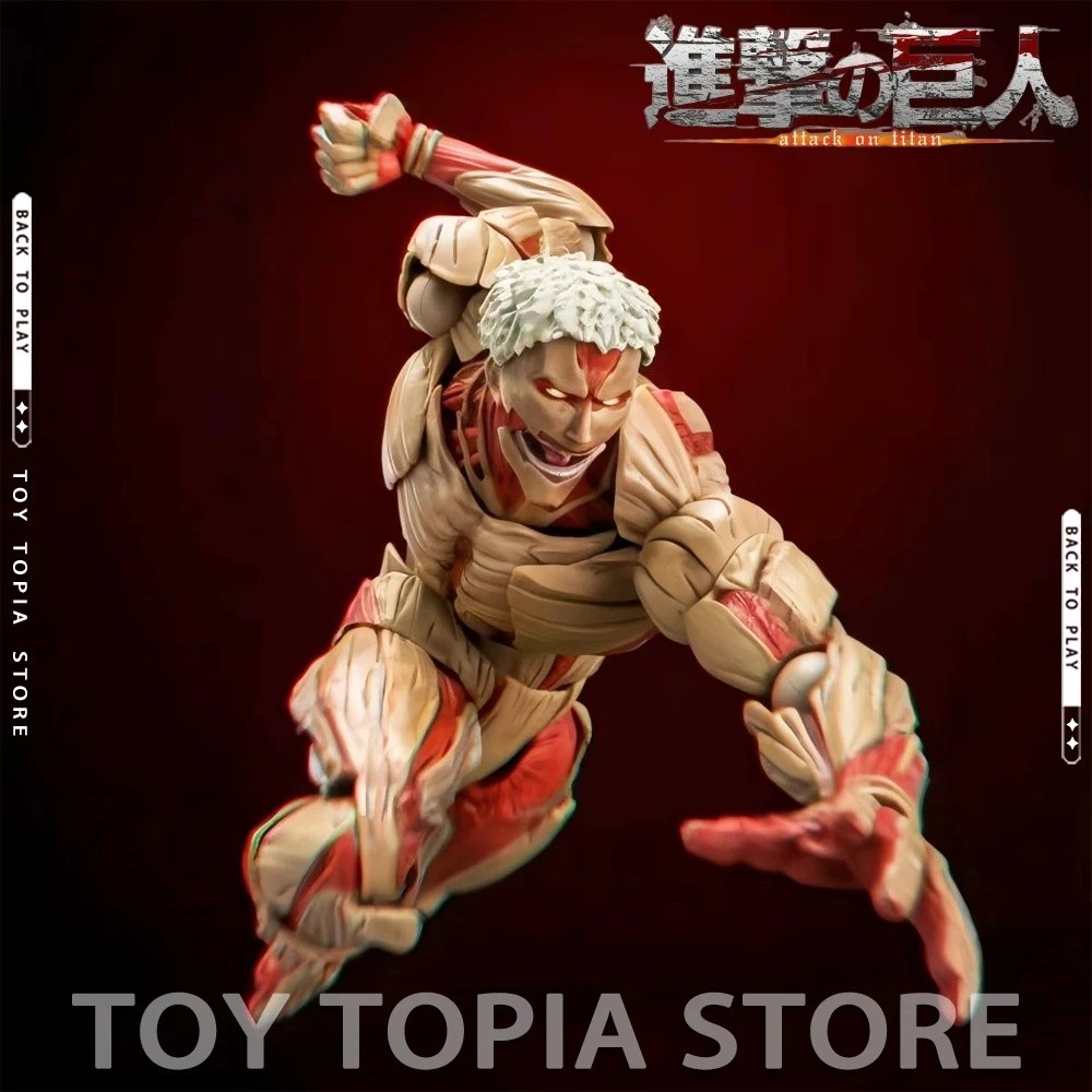 NEW Kaiyodo Attack on Titan Amazing Yamaguchi Revoltech Armored Titan ...