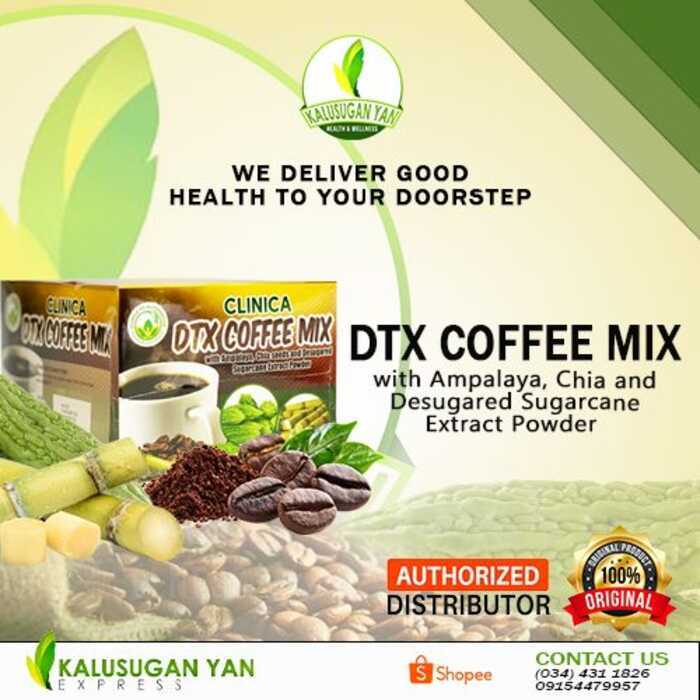 Clinica DTX Coffee Mix (10 Sachets) F90 | Shopee Philippines