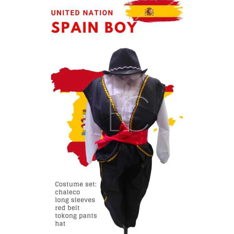 Spain Australia / Italy Boy Costume Af5 | Shopee Philippines