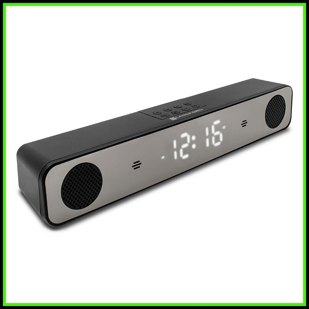 JAGUAR ELECTRONICS Langford Wireless Sound Bar With Clock | Shopee ...