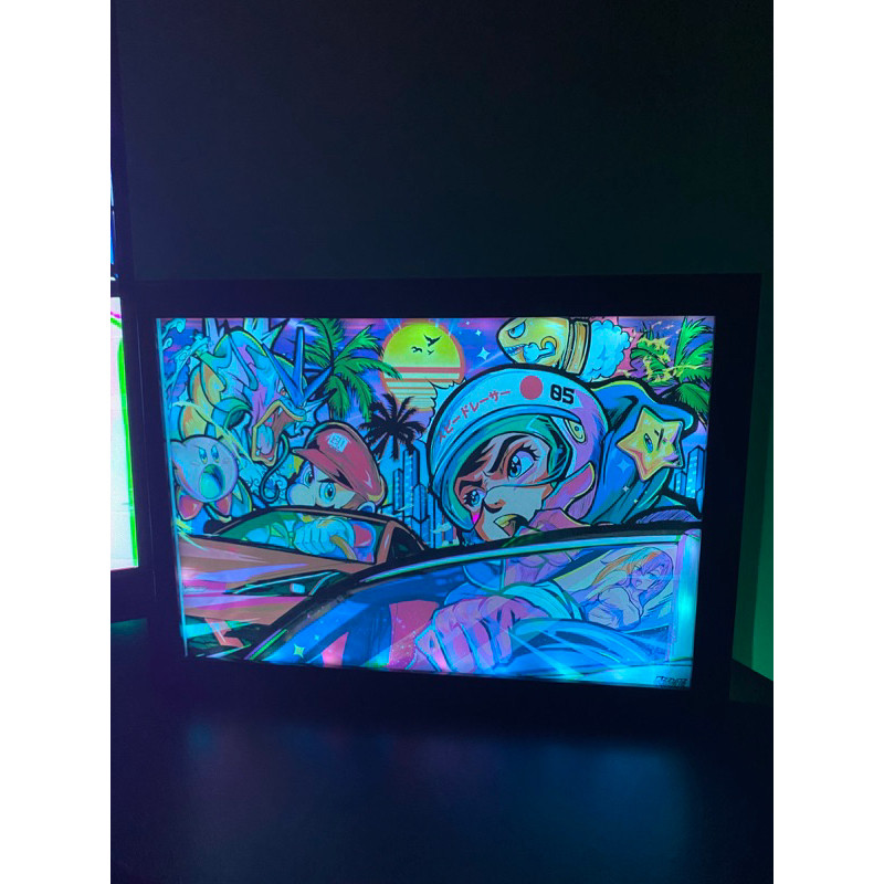 LED RGB Poster Frame A4 and A3 | Shopee Philippines