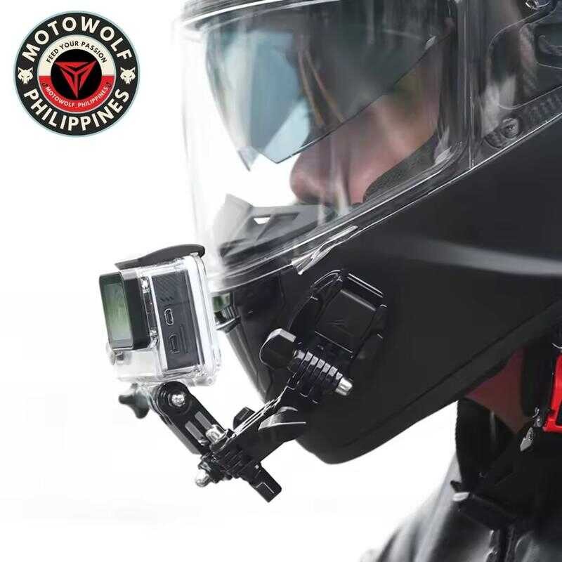 Original M0t0w0lf Rotating Sports Camera Mount / Gopro Helmet Mount ...