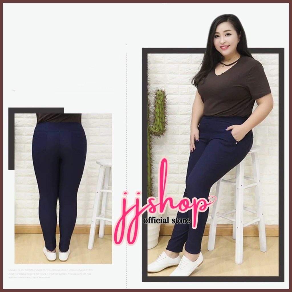 ↓ Plus Size Jegging Slacks pants for women Waistline Office Slacks ...