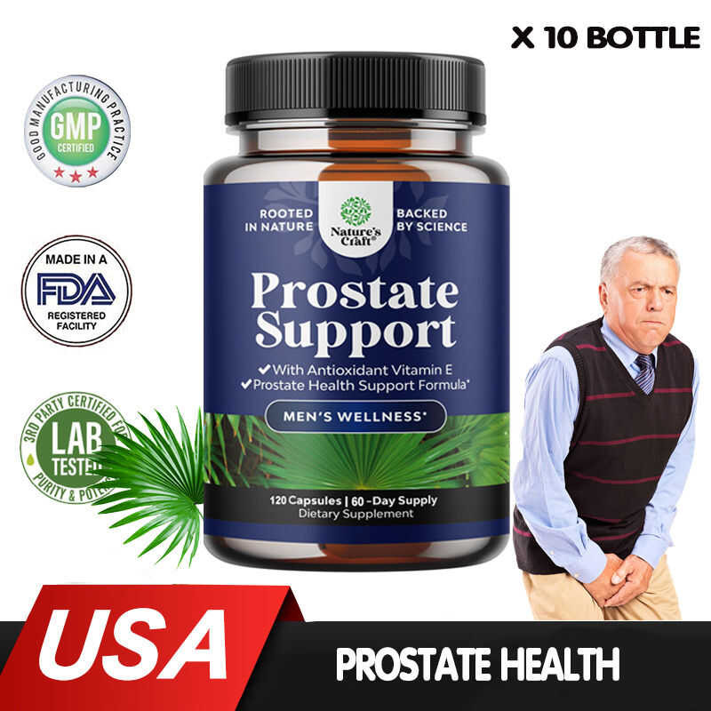 Men's Herbal Prostate Supplement - With Beta-Sitosterol, Selenium ...