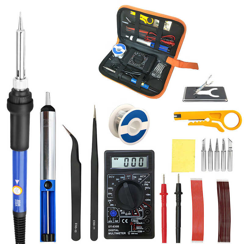 Moketa 15In1 Original AD 220V 60W Soldering Iron Temperature Adjustable ...
