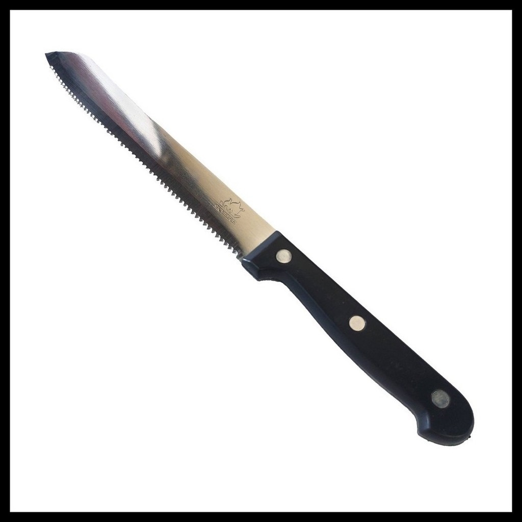 COD 8-inch Stainless Steel Toaster Knife Wooden Handle Non-Stick Bread ...