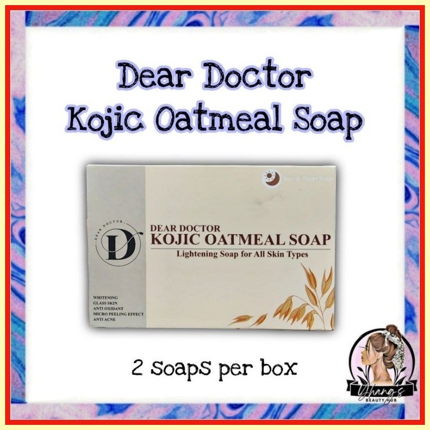 Dear Doctor Kojic Oatmeal Soap 135grams (2 soaps per box) | Shopee ...