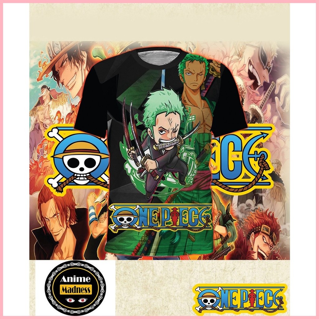 ONE PIECE Sublimation T-shirt version 2 | Shopee Philippines