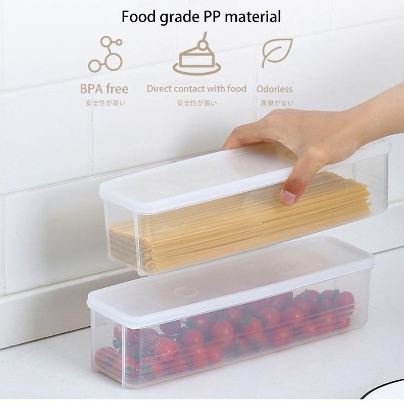 3pcs Transparent Noodle Spaghetti Box / Food Fresh-keeping Container ...