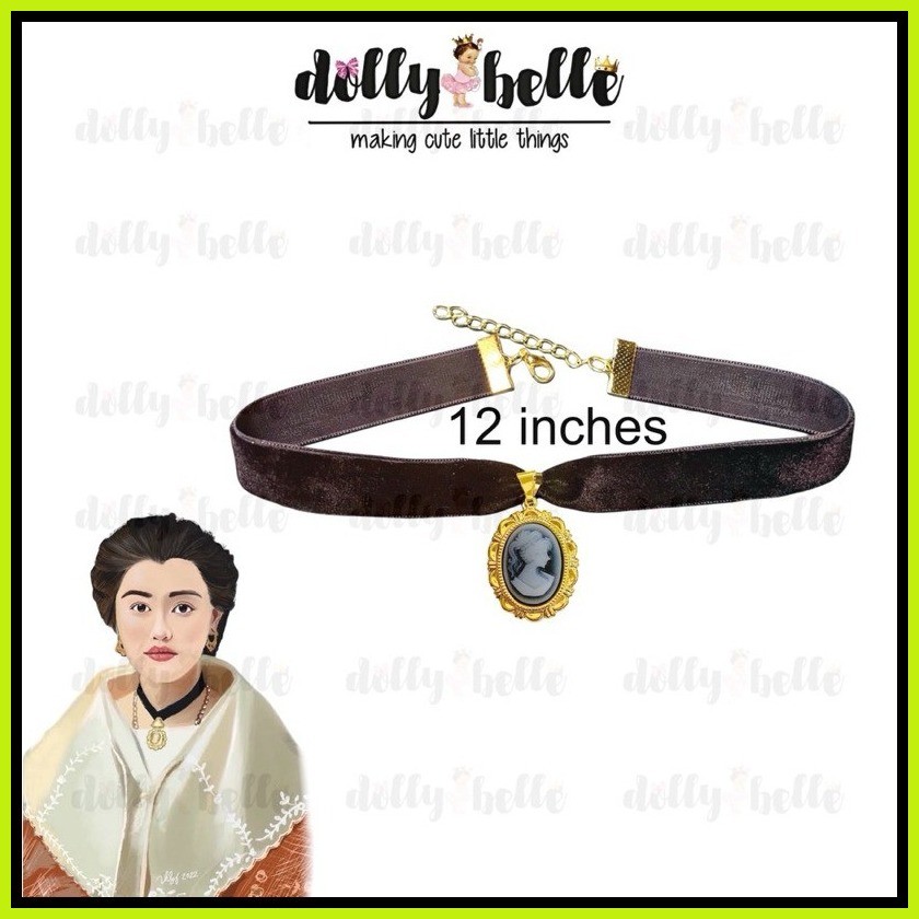 Filipiniana Maria Clara Traditional Accessories: Victorian Cameo ...
