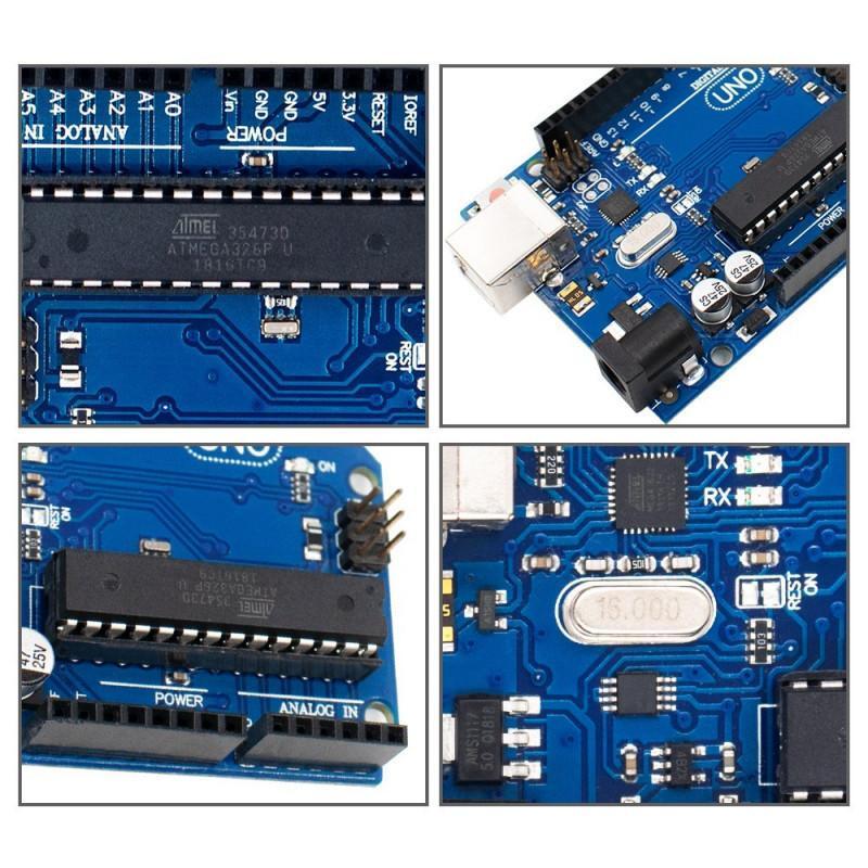Arduino Uno R3 Board Atmega328 with USB Cable for Arduino | Shopee ...