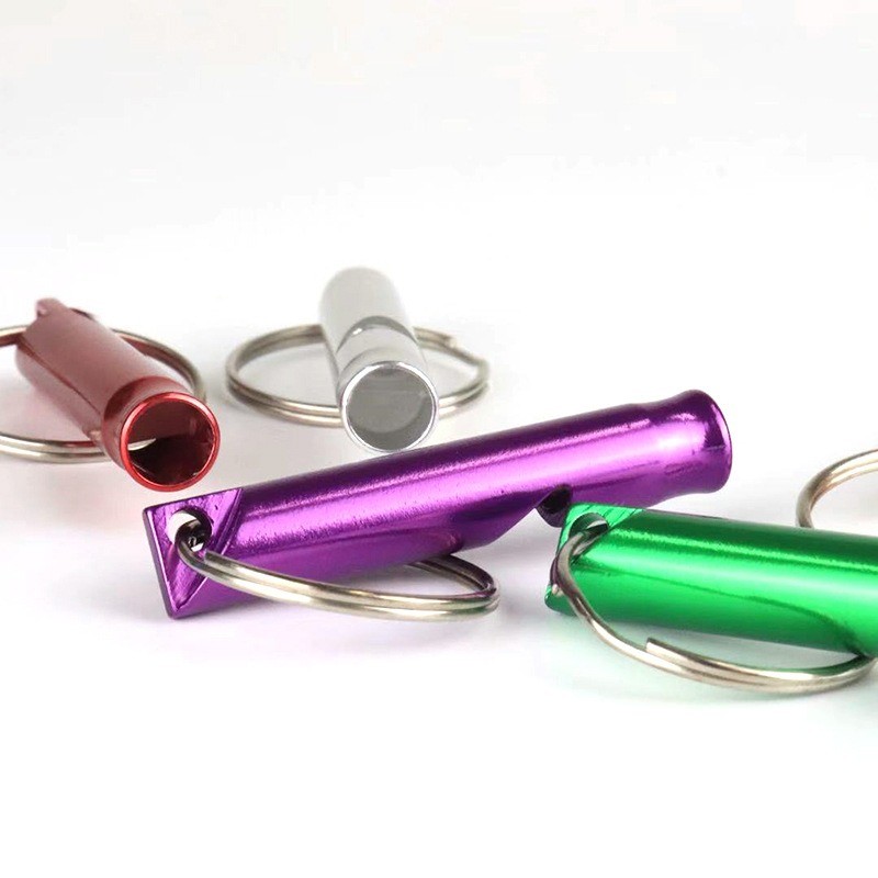 Survival Training Whistle Flashlight Keychain Mini LED USB Charging ...