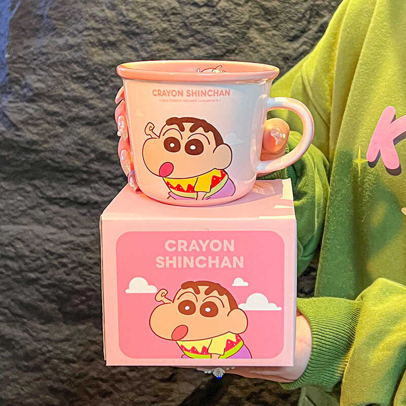 Crayon Shin-chan Mug Anime Milk Scale Cup Cartoon Cute Breakfast ...