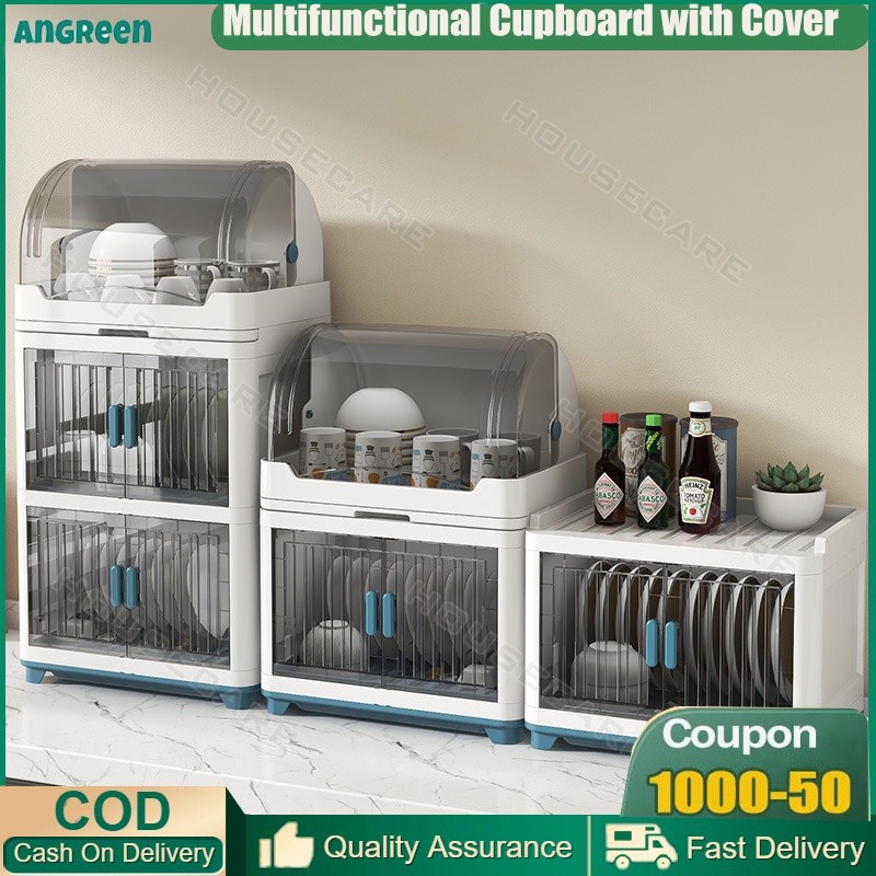 Multifun Kitchen Flp Cupboard Organizer Plate Organizer Microwaveable ...