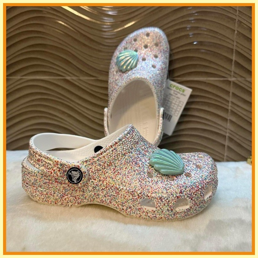 Crocs Classic Glitter Clog for Kids size J2 only | Shopee Philippines