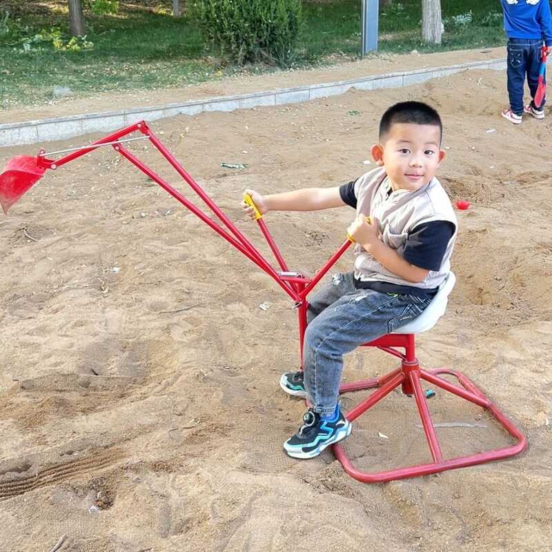 Kindergarten Digging Toy Car Children's Excavator Rotatable Manual ...
