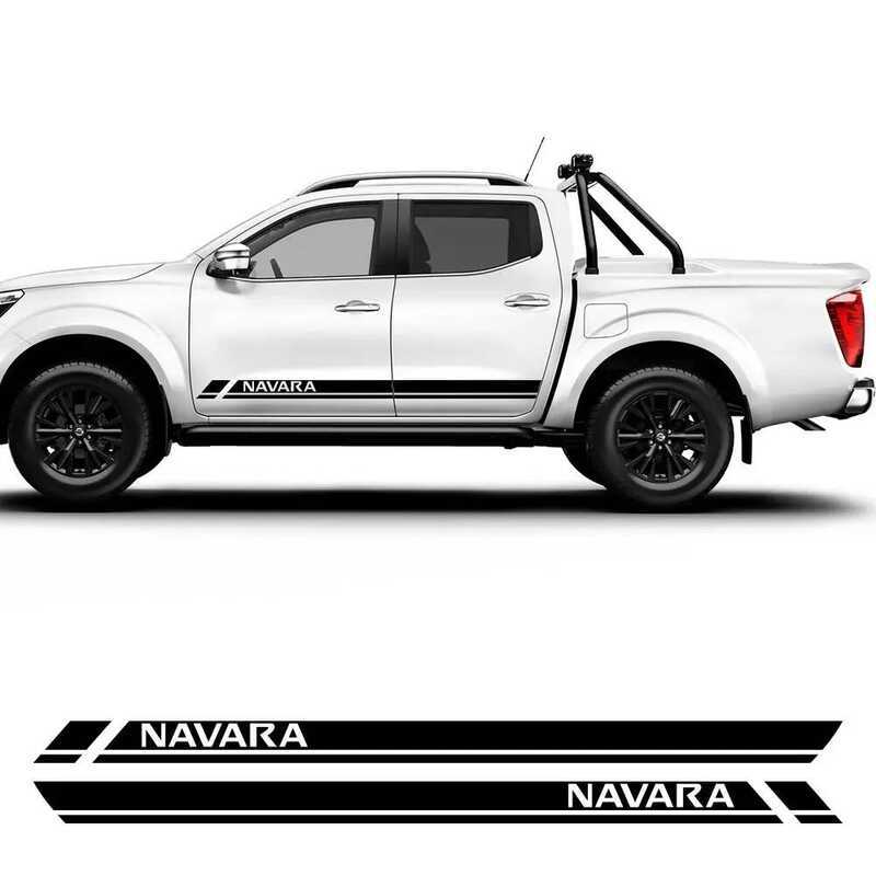 A Pickup Door Side Stickers For Nissan Navara Np300 SL ST Truck Graphic ...