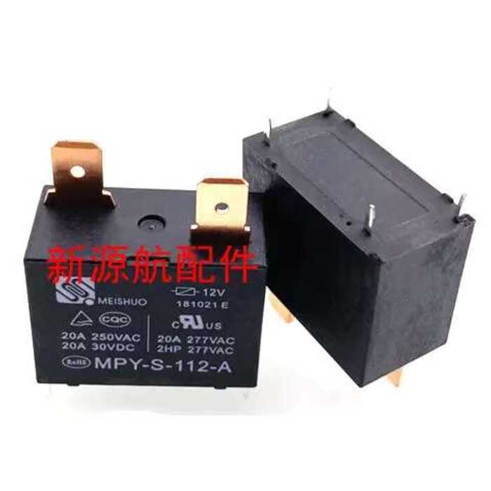 MPY-S-112-A Air Conditioner Main Board Water Heater Relay 12V 4-pin 25A ...