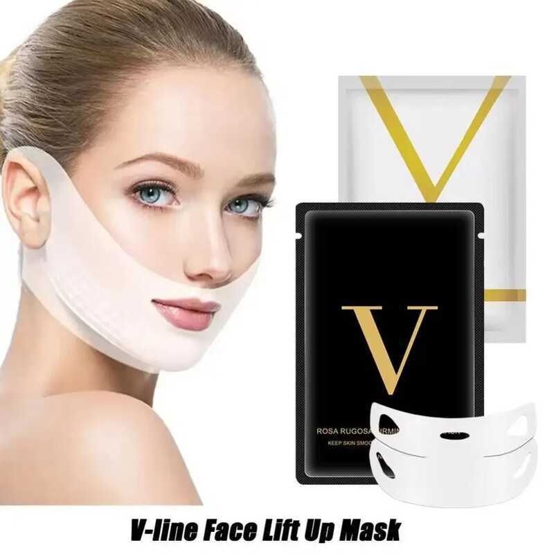 4D Reduce Double Chin Tape V Shape Face Lift Up Firming Slimming Mask ...