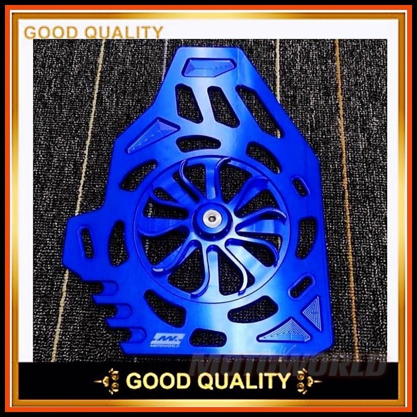 MOTOWORLD ALUMINUM CNC RADIATOR COVER WITH SPINNER FOR HONDA CLICK V1 ...