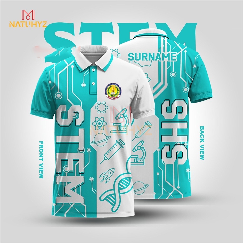 [FREE CUSTOME] STEM SUBLIMATION UNIFORM POLOshirt for men women ready ...