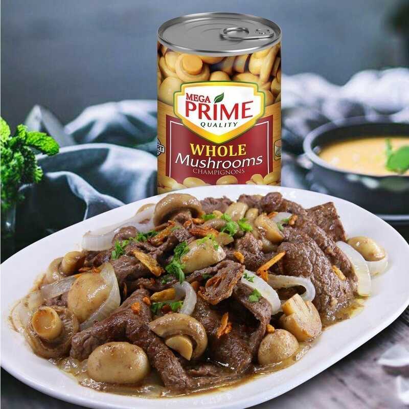 SK Mega Prime Whole Mushroom Easy Open Can 198G By 6'S | Shopee Philippines