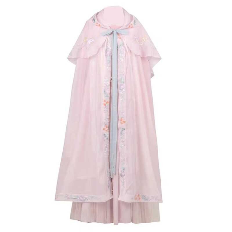 Hanfu Women's Cloak [Chun Su] Two-Piece Set Summer Sun Protection Long ...
