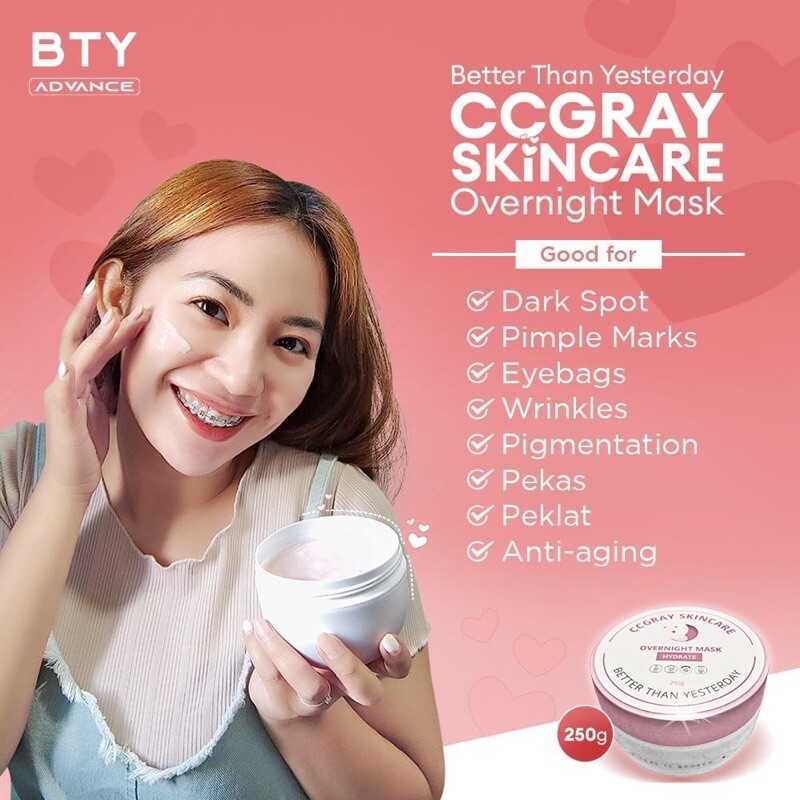 BTY CCGRAY SKINCARE OVERNIGHT MASK CREAM 250G 279 | Shopee Philippines