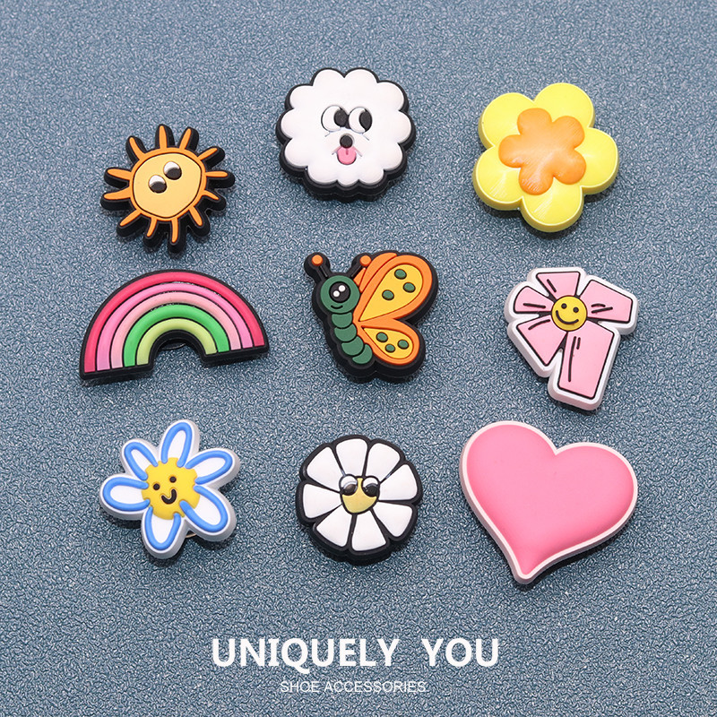 PVC Shoe Buckles - Cartoon Design, Easy to Attach & Remove | Shopee ...