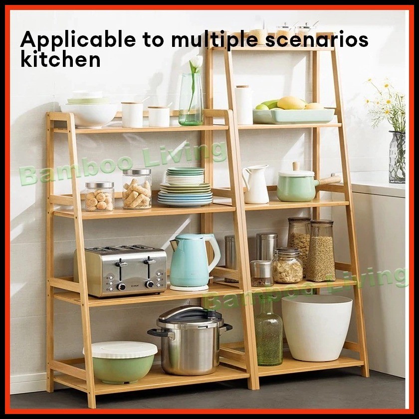 Multi Layer Shelves Simple Bookshelves Floor Standing Household Storage ...