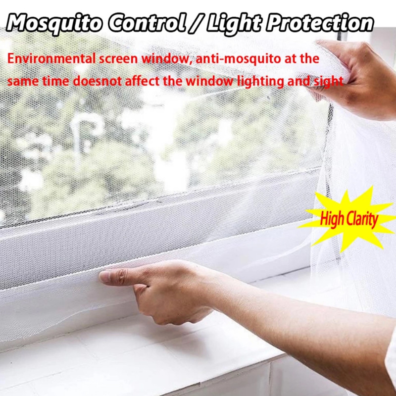 ALD Window Door Net Anti-Mosquito Cockroach Screen Self-Adhesive Insect ...