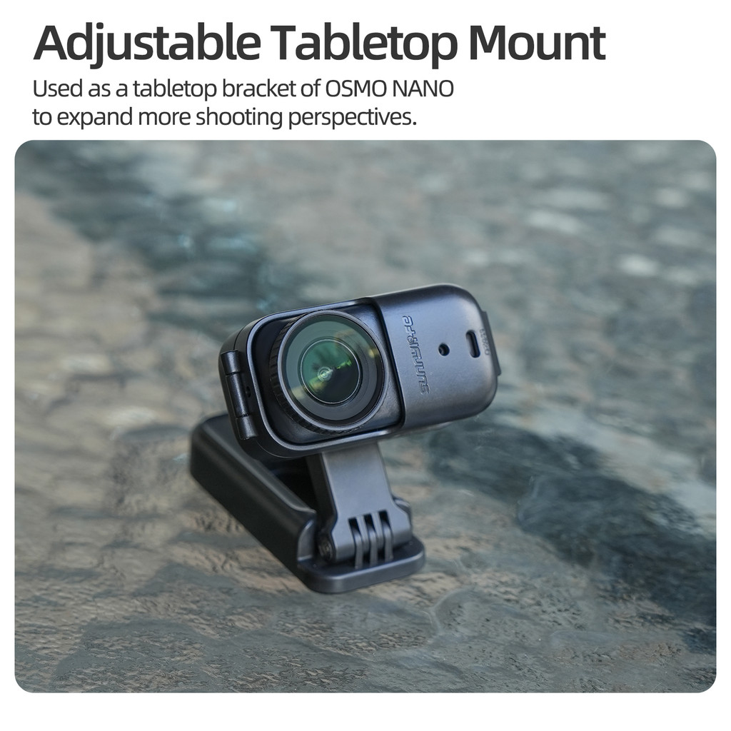 For DJI Osmo Nano Magnetic Mount Base Desktop Stand 360 Rotating Quick ...