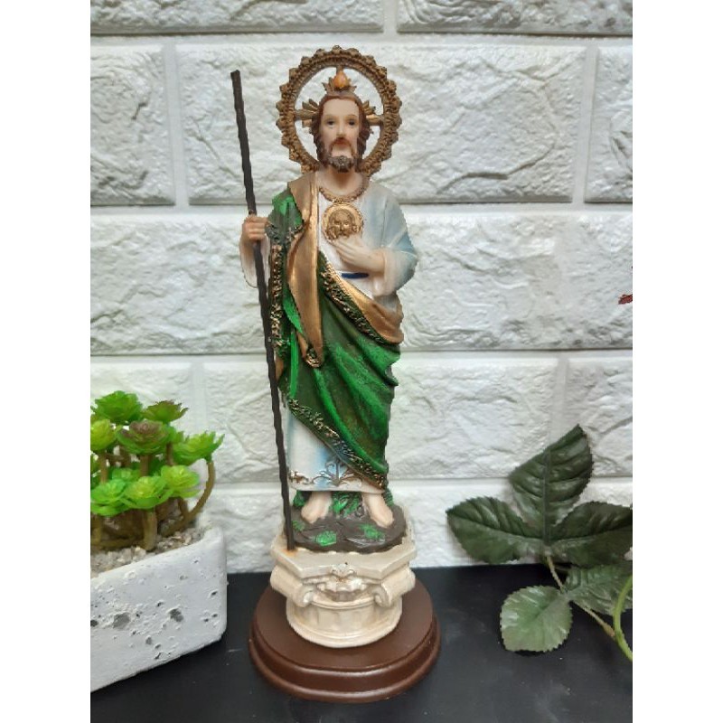 TALL SAINT JUDE RELIGIOUS FIGURINE ASSORTED SIZE | Shopee Philippines