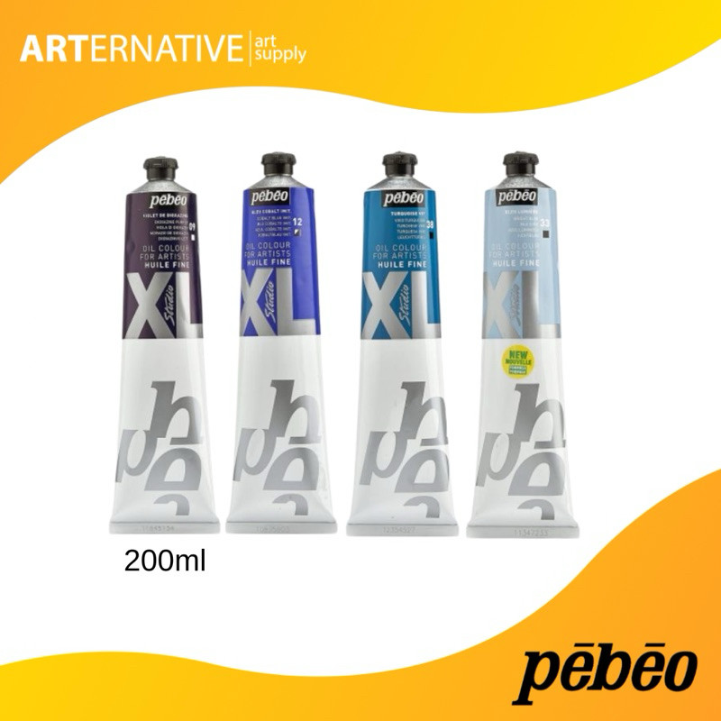 Pebeo XL Oil Paint 200ml Tube (Blue Tones) | Shopee Philippines