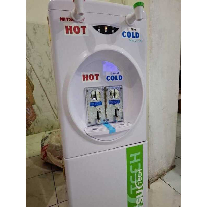 Water Dispenser Hot And Cold Piso Coin Operated Machine Mitsutech 131 ...