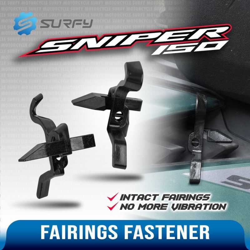 Yamaha Sniper 150 Fairing Fastener Clips 2-Piece ABS Set 1C2 | Shopee ...