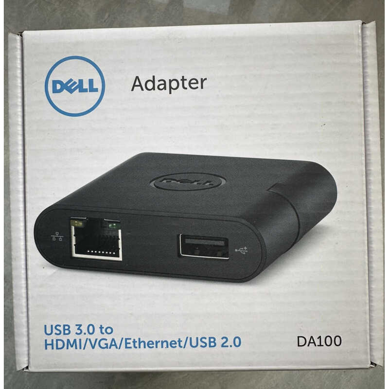 Dell DELL Docking Station DA100 Converter DisplayLink USB to HDMI/VGA ...